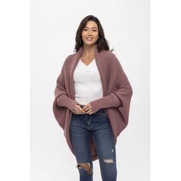 Strickjacke Lang&auml;rmelige Strickjacke Aus Wollmischung Mit Fledermaus&auml;rmeln