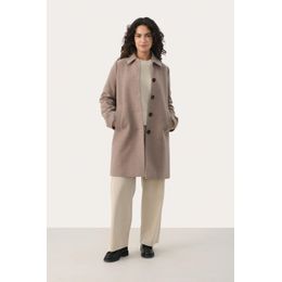 PART TWO Jacke Classic fit Mink Melange beige
