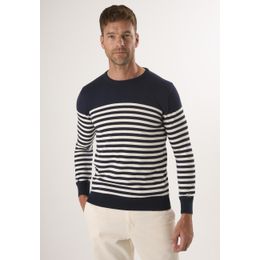 Pullover Basic-Pullover Mit Rundhalsausschnitt