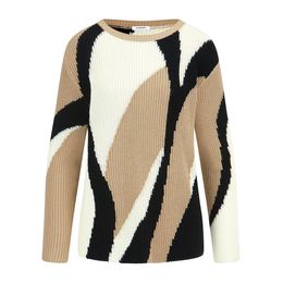 Peter Hahn - Rundhals-Pullover, beige, Gr. 44 / L - Baumwolle