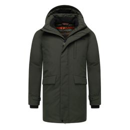 Stone Harbour Herren Winterjacke Emriis mit Fleecefutter & Kapuze