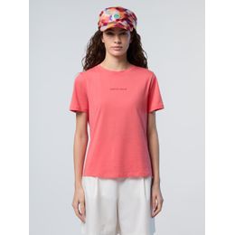 North Sails T-Shirt Mit farblich abgestimmtem North Sails-Print