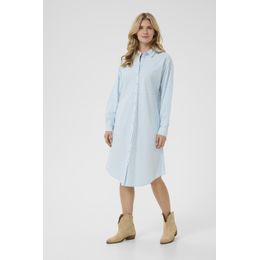 Cream Kleid Loose fit Clear Blue Stripe