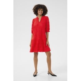 Culture Kleid im entspannten Schnitt red