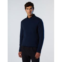 North Sails Pullover Rundhalsausschnitt mit Schlitzen