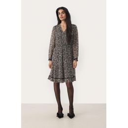 PART TWO Kleid Lockere Passform black offwhite