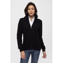 Strickjacke Strickjacke Mit Zopfmuster