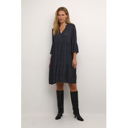 Kaffe Kleid A-shape brown navy