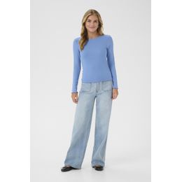 Kaffe Langarm-Shirt Regular fit Ultramarine dark blue
