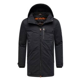 Stone Harbour Herren Winterparka Fintaan mit Fleecefutter & 2-Wege-Rei&szlig;verschluss