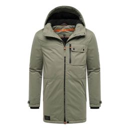 Stone Harbour Herren Winterparka Fintaan mit Fleecefutter & 2-Wege-Rei&szlig;verschluss