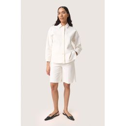 Soaked in Luxury Jeanshemd Lockere Passform Broken White
