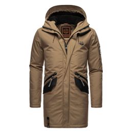 Stone Harbour Herren Winterjacke Ragaan mit Teddyfell & Kapuze