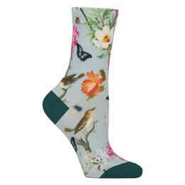 Damen Novelty Socken | Lustige Bunte Blumenmuster Socken 4-7 UK