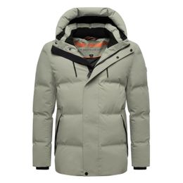 Stone Harbour Herren Winterjacke Taviaan mit Fleecekapuze & winddichtem Design