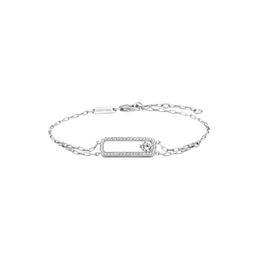 JULIE JULSEN Armband 925 Silber rhodiniert Zirkonia wei&szlig;