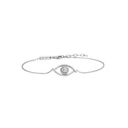 JULIE JULSEN Armband 925 Silber rhodiniert Auge Zirkonia wei&szlig;