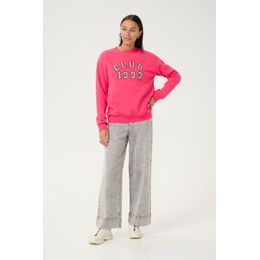 Kaffe Sweatshirt Loose fit Raspberry pink