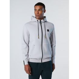 North Sails Sweatshirt Scuba-Gewebe mit durchgehendem Rei&szlig;verschluss