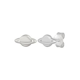 CAI Ohrstecker 925 Sterling Silber rhodiniert Planet Saturn
