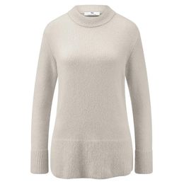 Peter Hahn - Long-Pullover, beige, Gr. 36 / S - Wolle