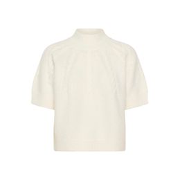 Kaffe Strickpullover KAcuba Strickpullover Regular fit white