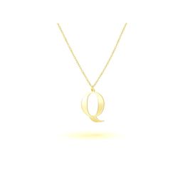 Beka & Bell BEKA&BELL Anh&auml;nger mit Kette 925-Sterling Silber vergoldet Gl&auml;nzend 45cm