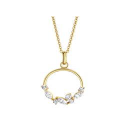 Celesta Gold Halskette 375 Gelbgold mit Zirkonia