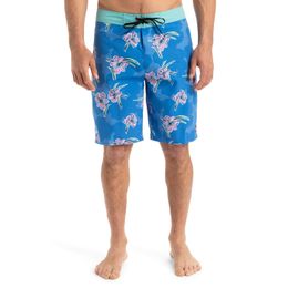 Boardshorts Quiksilver "Everyday Straight 20", Herren, Gr. 32(M), blau (nebulas blau backyards), Obermaterial: 100% Microfaser;, Hosen