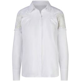 Uta Raasch - Bluse, weiss, Gr. 44 / L - Baumwolle