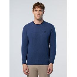 North Sails Pullover Rundhalsausschnitt mit gesticktem Logo