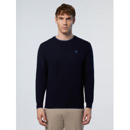 North Sails Pullover Rundhalsausschnitt mit gesticktem Logo
