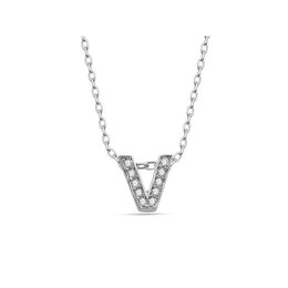 dKeniz Anh&auml;nger mit Kette Buchstabe V 925/- Sterling Silber