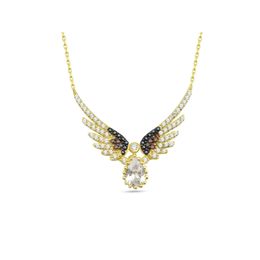 dKeniz Anh&auml;nger mit Kette 925/- Sterling Silber vergoldet Zirkonstein & Engel Silberkette