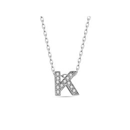dKeniz Anh&auml;nger mit Kette Buchstabe K 925/- Sterling Silber