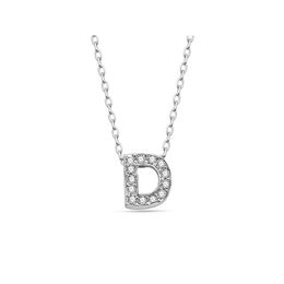 dKeniz Anh&auml;nger mit Kette Buchstabe D 925/- Sterling Silber