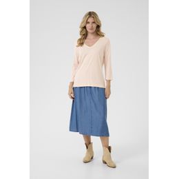 Cream T-shirt Feminine Sepia Rose
