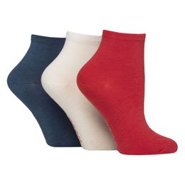 3er Pack Damen Einfache Bambus Kn&ouml;chelsocken - Weich Atmungsaktiv F&uuml;r Jeden Tag Komfort