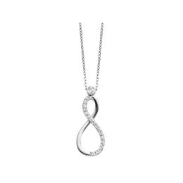 JULIE JULSEN Anh&auml;nger mit Kette 925 Silber rhodiniert Infinity Zirkonia