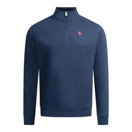 U.S. Polo Assn. Herren Half-Zip Pullover USJaaspa aus Baumwoll-Viskose-Mix