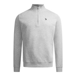 U.S. Polo Assn. Herren Half-Zip Pullover USJaaspa aus Baumwoll-Viskose-Mix