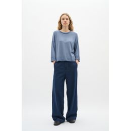 Inwear Casual Hose Gerade Passform Blue denim