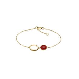 JAMELLI Armschmuck 925 Silber vergoldet mit Carneol