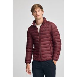 Jacke Chuck Embroidery granatrot mit Rigby Go-Logo