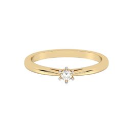Diam Addict Ring 585 Gelbgold mit im Labor gez&uuml;chtetem Diamanten