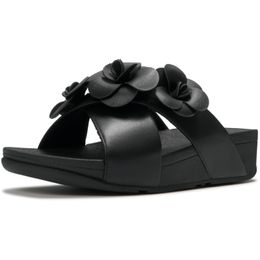 fitflop Lulu Flower Polyurethan Damen Sandalen in Schwarz