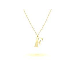 Beka & Bell BEKA&BELL Anh&auml;nger mit Kette 925-Sterling Silber vergoldet Gl&auml;nzend 45cm