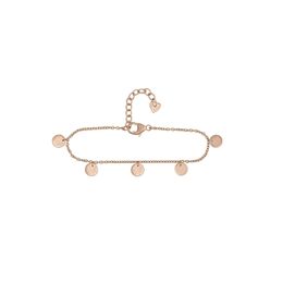 CAI Armband 925 Silber ros&eacute;vergoldet Pl&auml;ttchen Boho