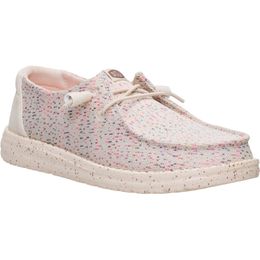 HEYDUDE Wendy Stretch Polyester Damen Taupe/Multi Slipper
