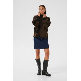 Kaffe Strickpullover KAwilma Strickpullover Regular fit black brown